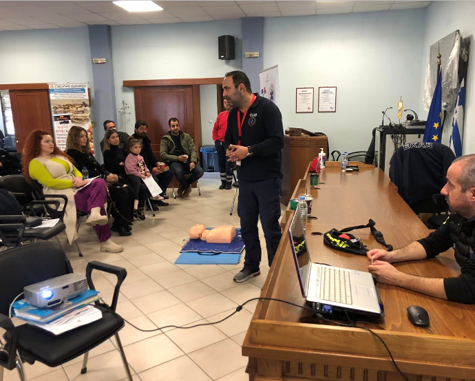 Ο Σύλλογος Σκαλίων διοργάνωσε Σεμινάριο Α' Βοηθειών από το ΕΚΑΒ ...