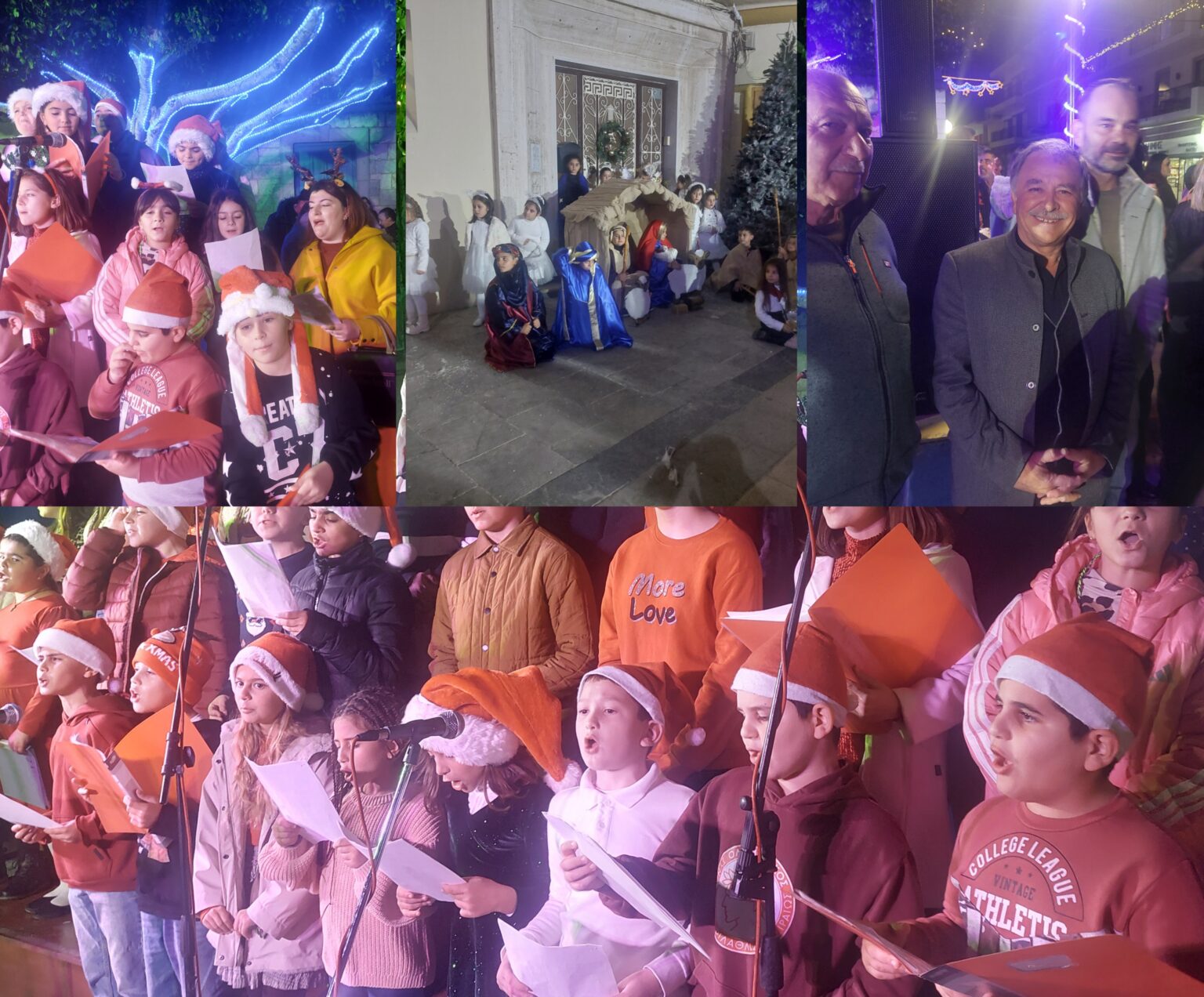 Φως, μουσική και παιδικά χαμόγελα στο άναμμα του Χριστουγεννιάτικου ...